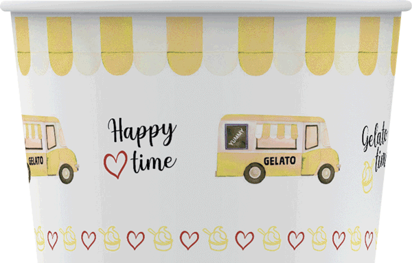 PAP line - ALCAS - containers for artisanal ice cream and pastry shops